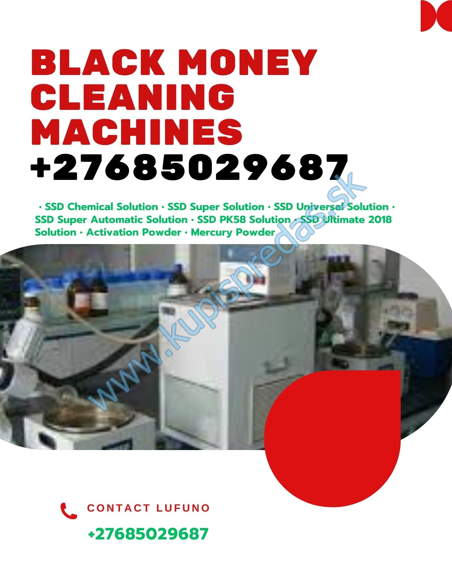 BLACK MONEY CLEANING MACHINES & SSD CHEMICAL SOLUTION call/whatsapp ...